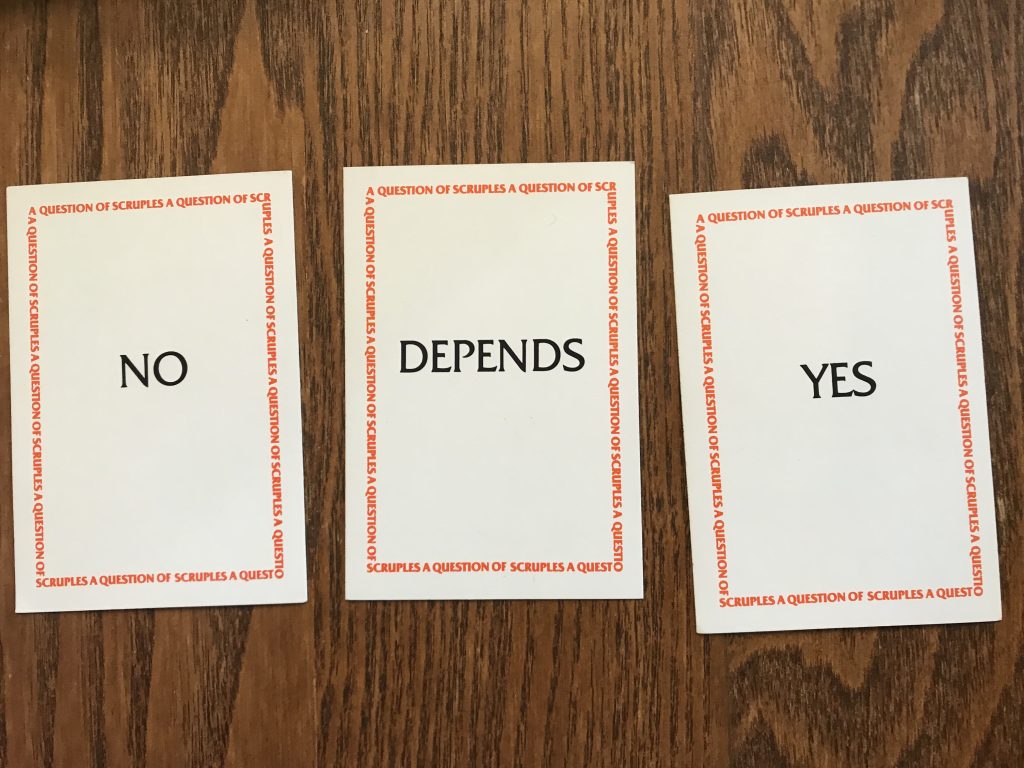 Review: A Question of Scruples | Idle Remorse