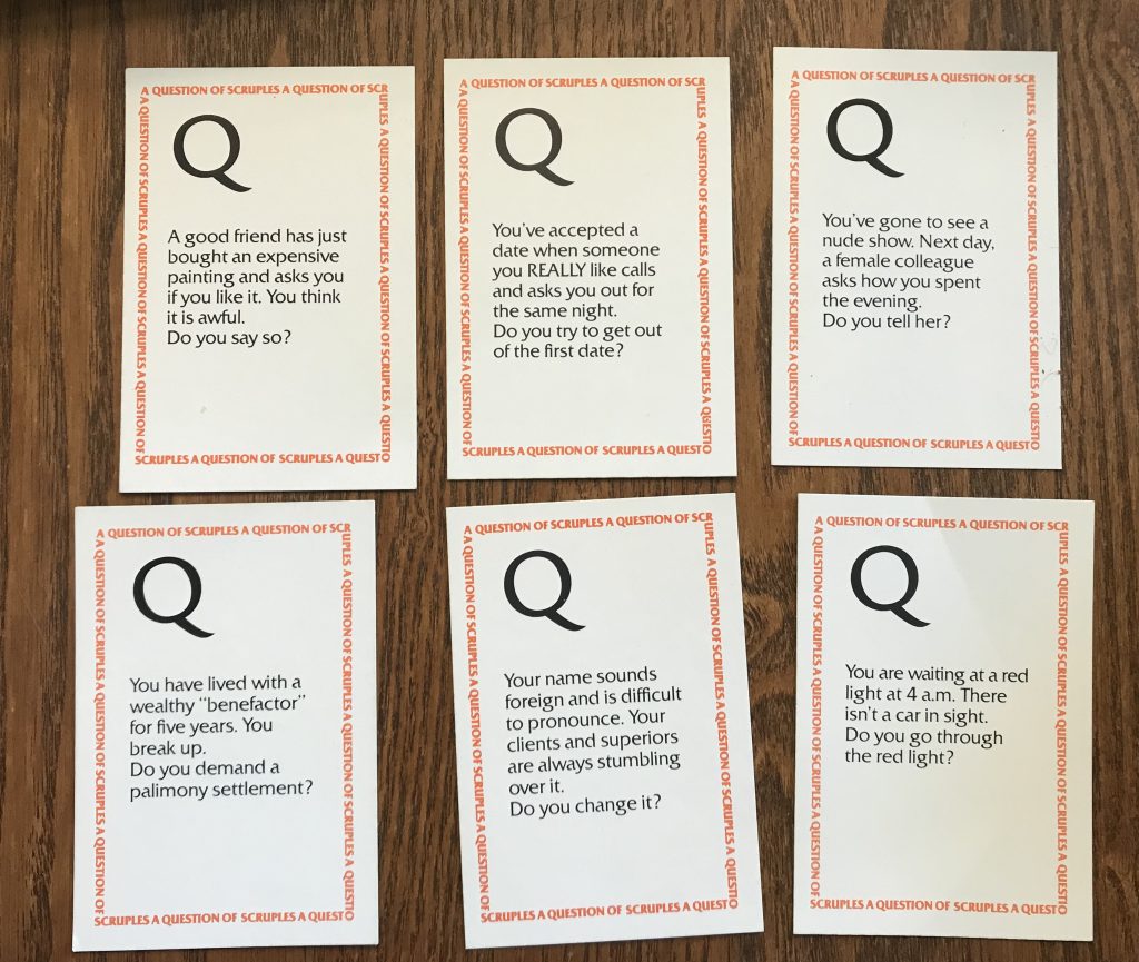 Review: A Question of Scruples | Idle Remorse