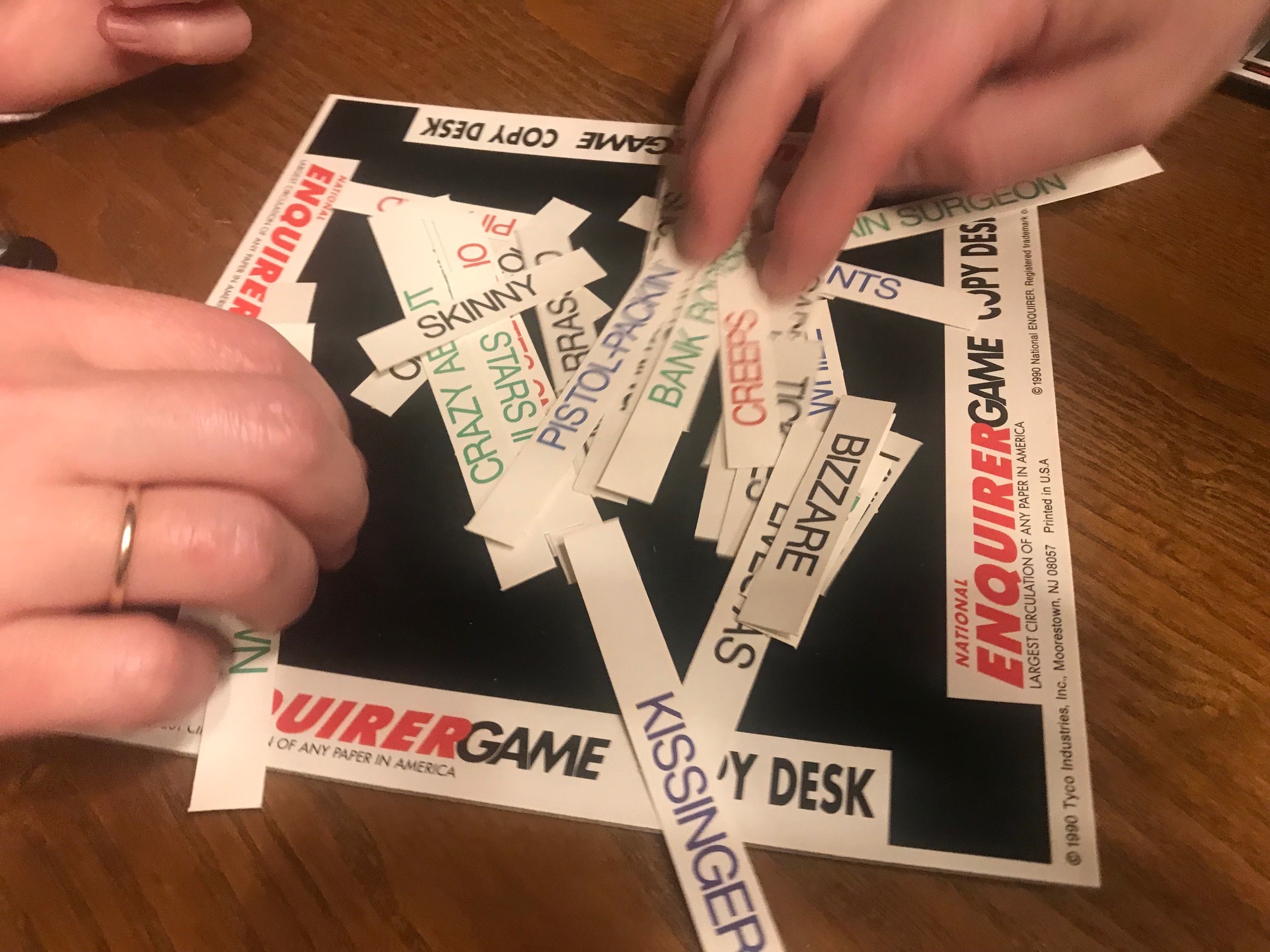 Review: National Enquirer Game | Idle Remorse