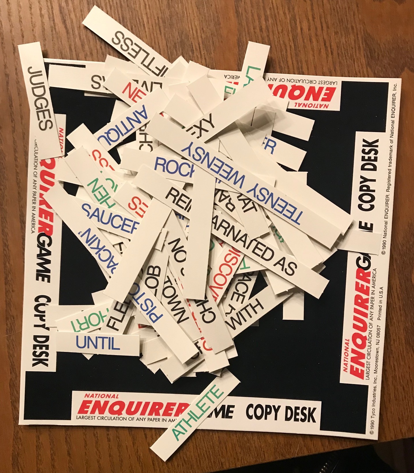 Review: National Enquirer Game | Idle Remorse