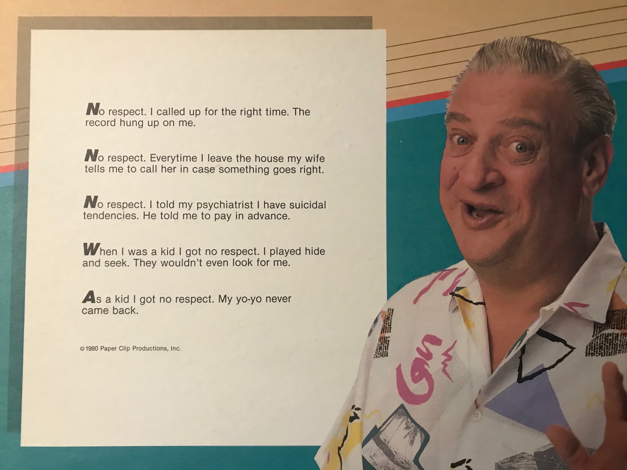 Review: Rodney Dangerfield’s Game No Respect | Idle Remorse